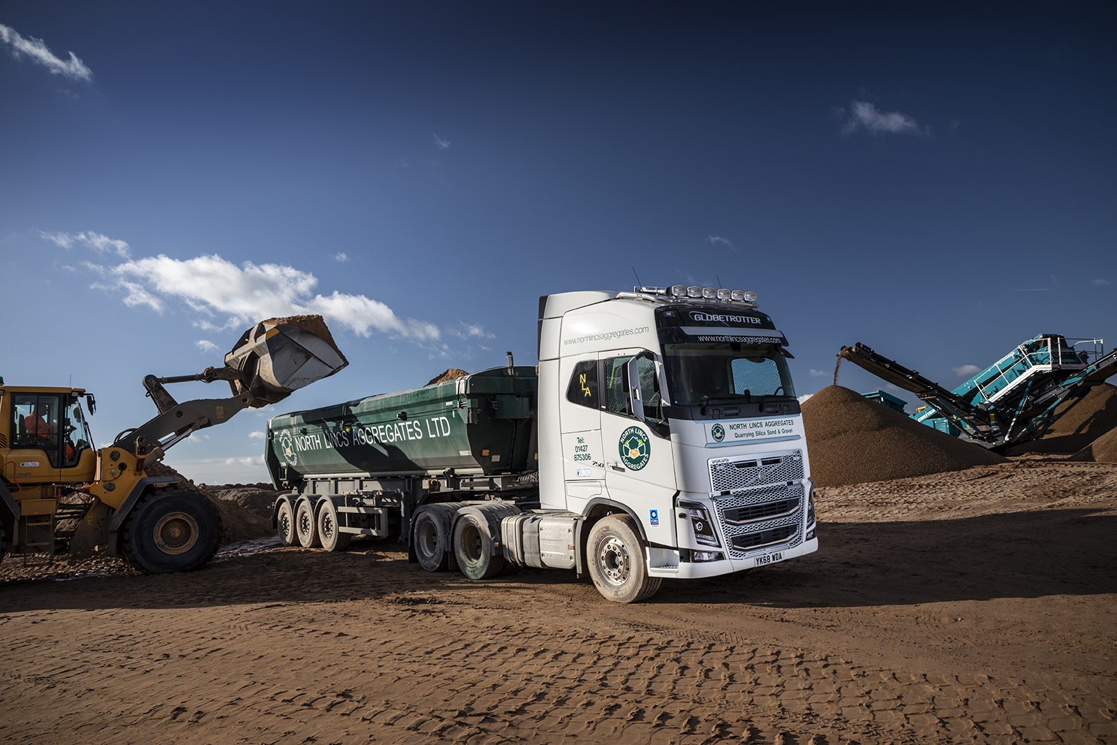 11 Volvo Trucks Pass the Test on Aggregate - Bulk & Tipper