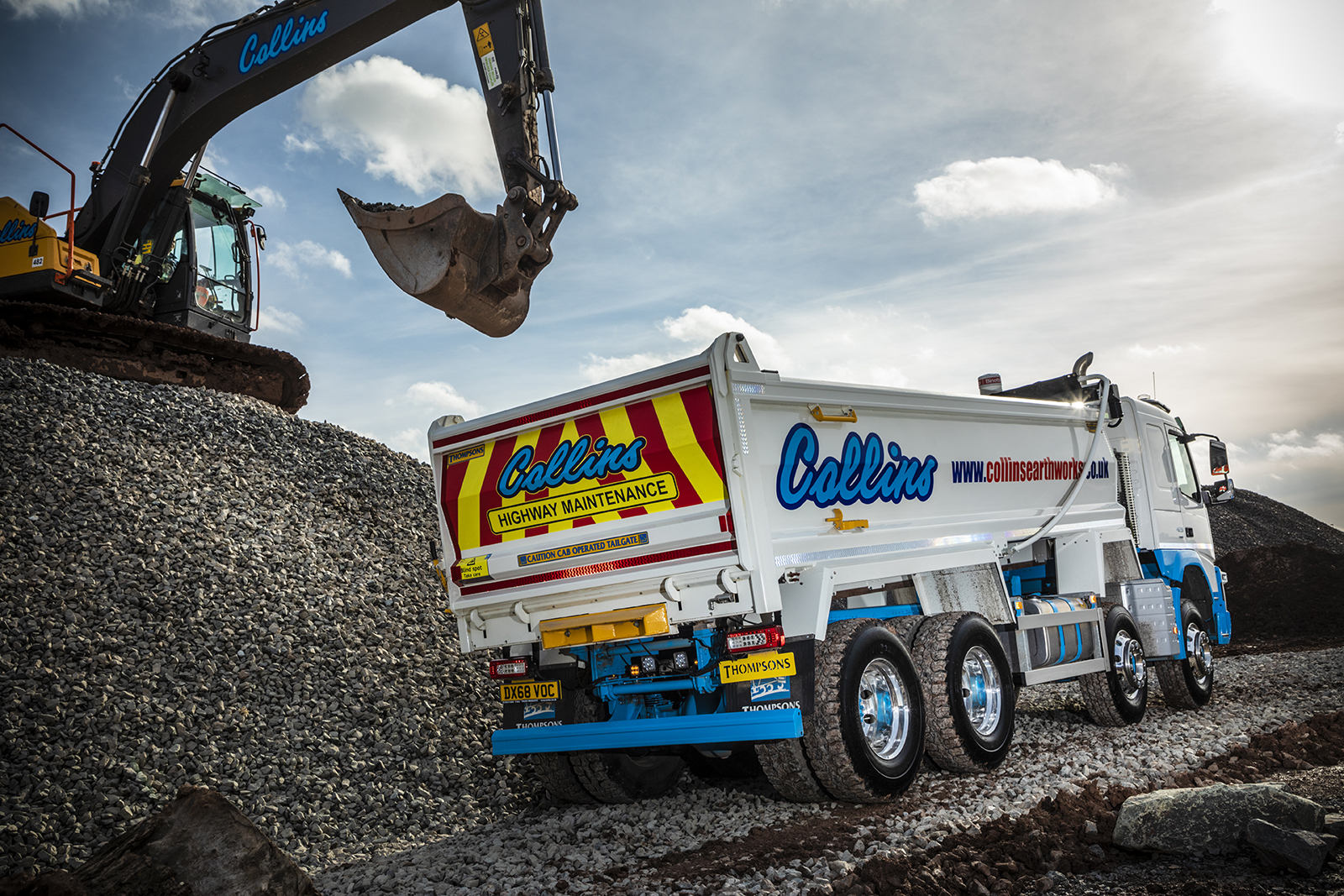 Collins Earthworks Tried & Tested Volvo FMX Rigid - Bulk & Tipper