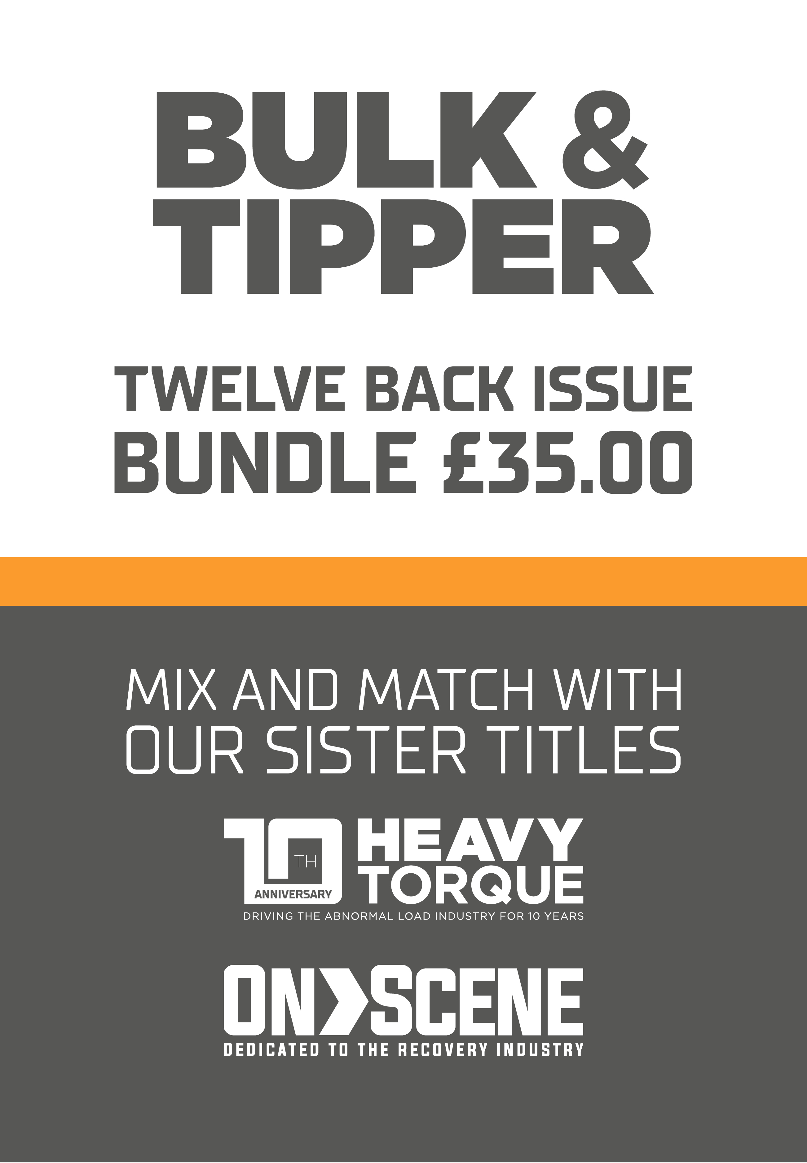 Bulk & Tipper Twelve Issue Bundle - Bulk & Tipper